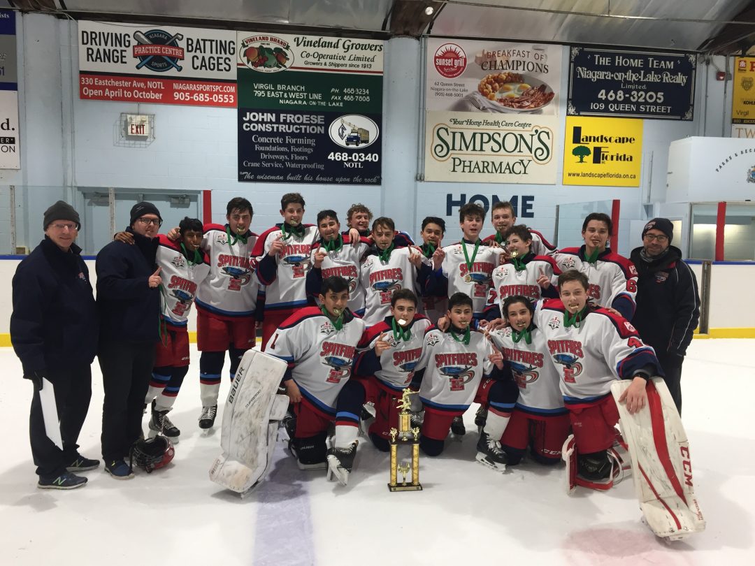 Erindale Spitfires Bantam “A” win at Niagara-on-the-Lake | MHL ...