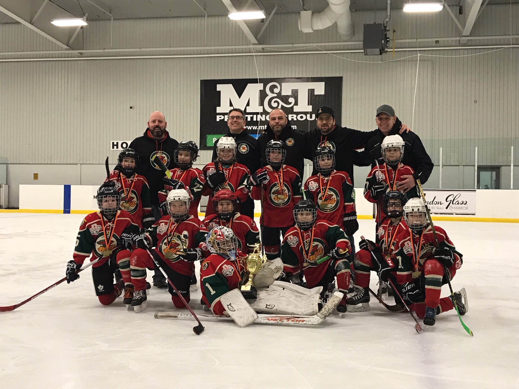 Lorne Park Clarkson Wild Novice Red win at London | MHL Mississauga ...