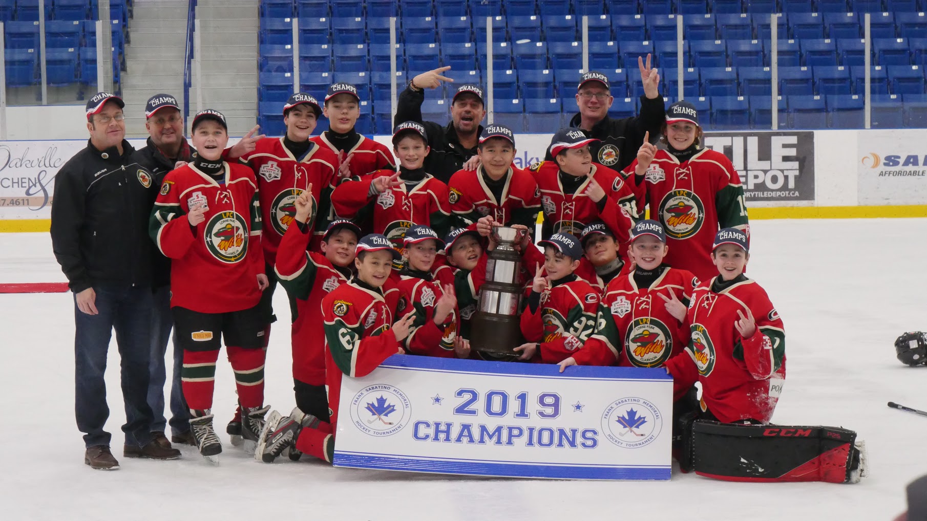 Lorne Park Clarkson Wild Peewee Red wins at Oakville | MHL Mississauga ...