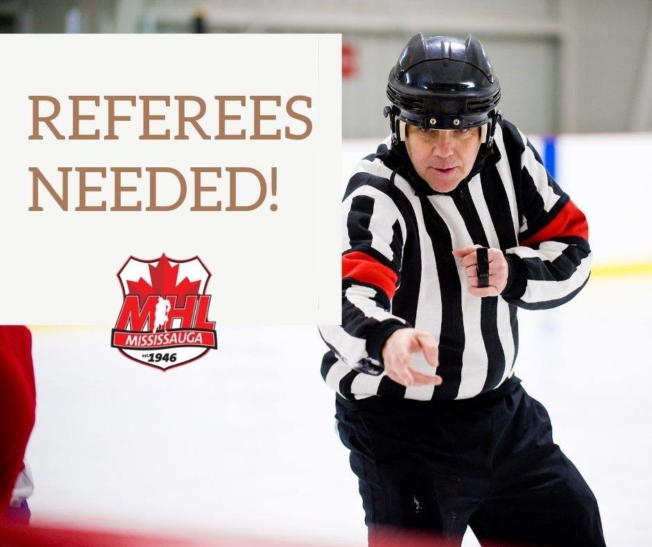 Want to become an MHL Referee? | MHL Mississauga Hockey League